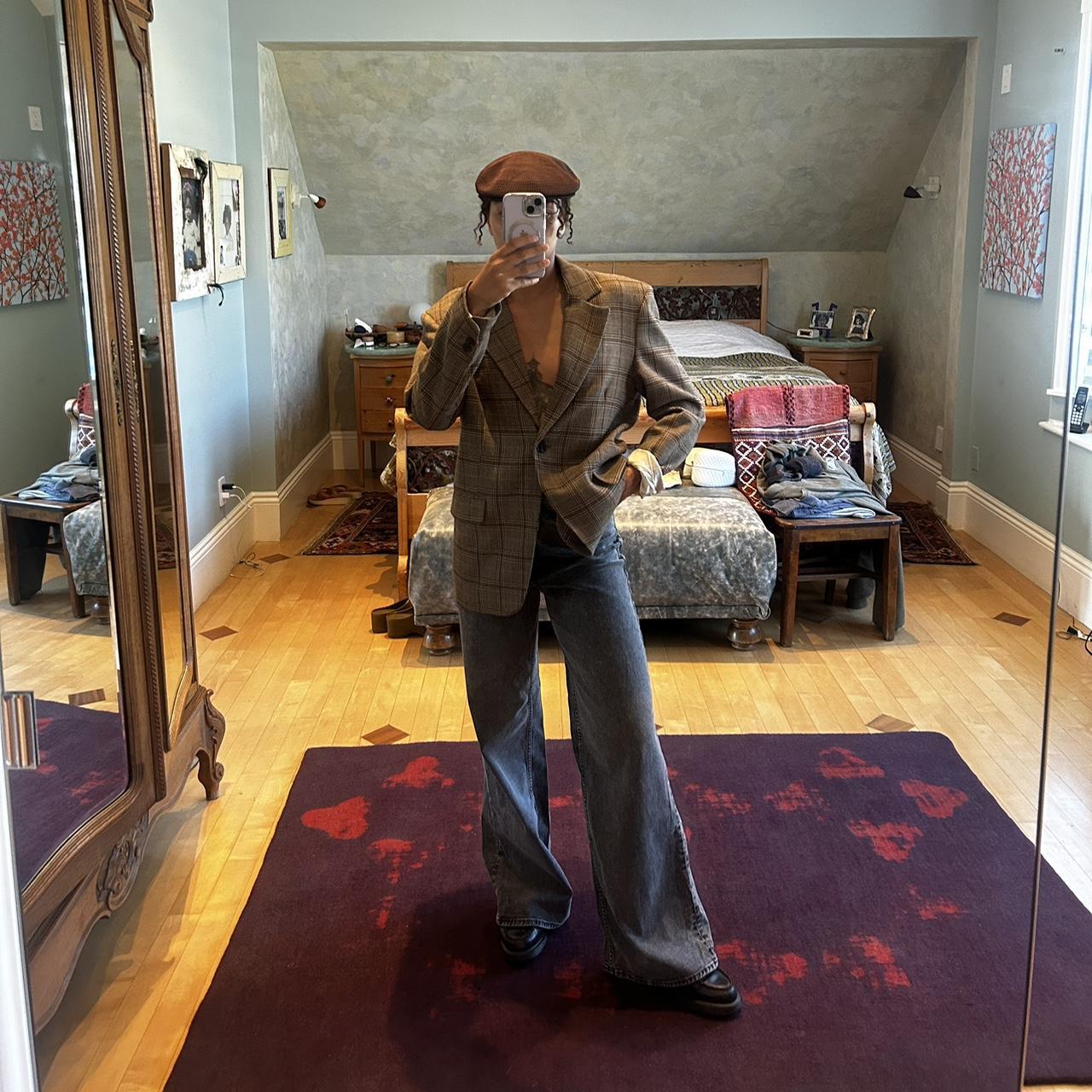 Bershka suit blazer jacket! Really nice fabric and... - Depop