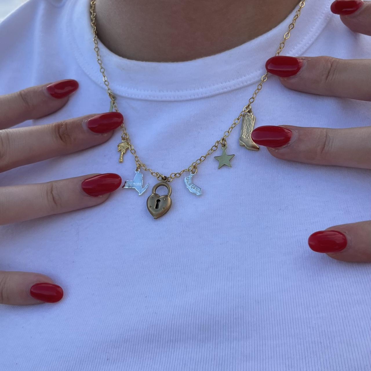 Brooklyn Charm Necklace Hand picked out from... | Depop