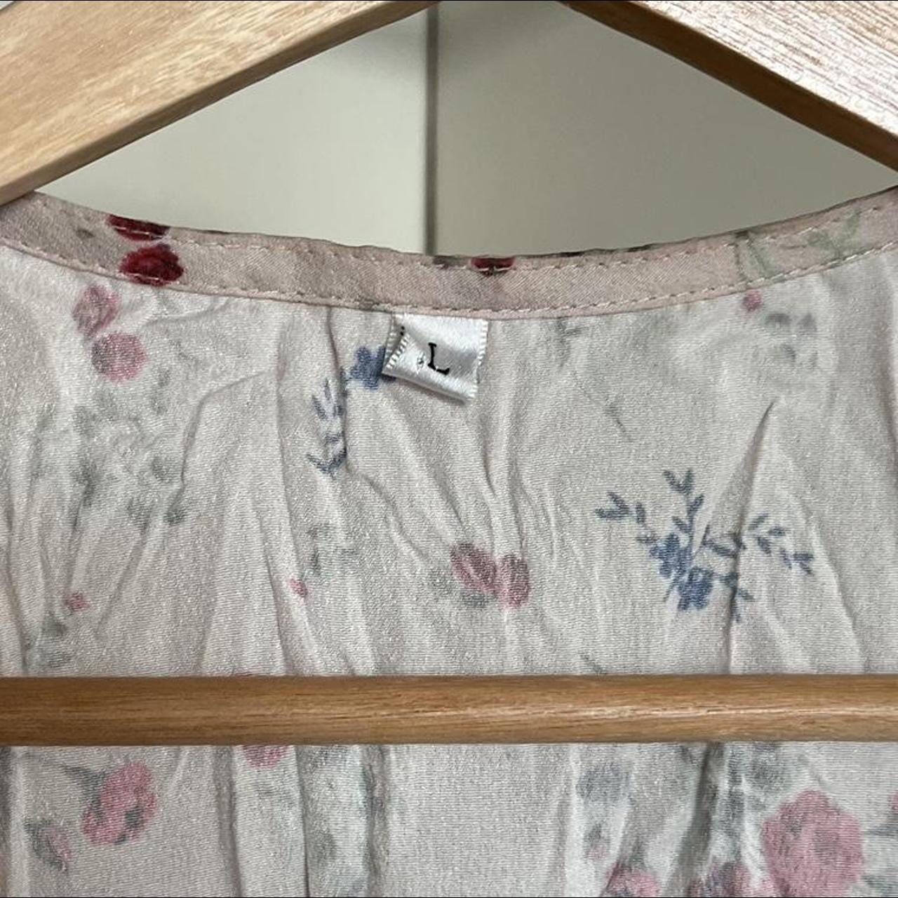 gorgeous short sleeve floral dress, cottage core... - Depop