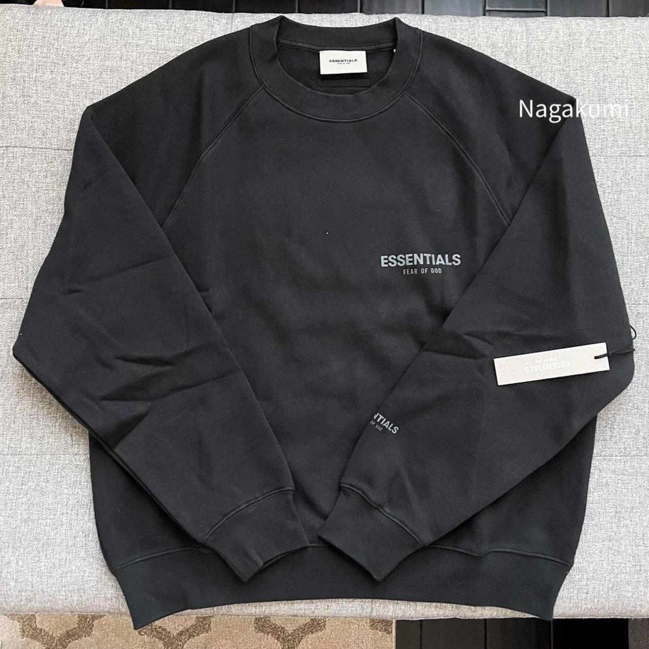 Men’s Fear of god essentials pullover crewneck... - Depop