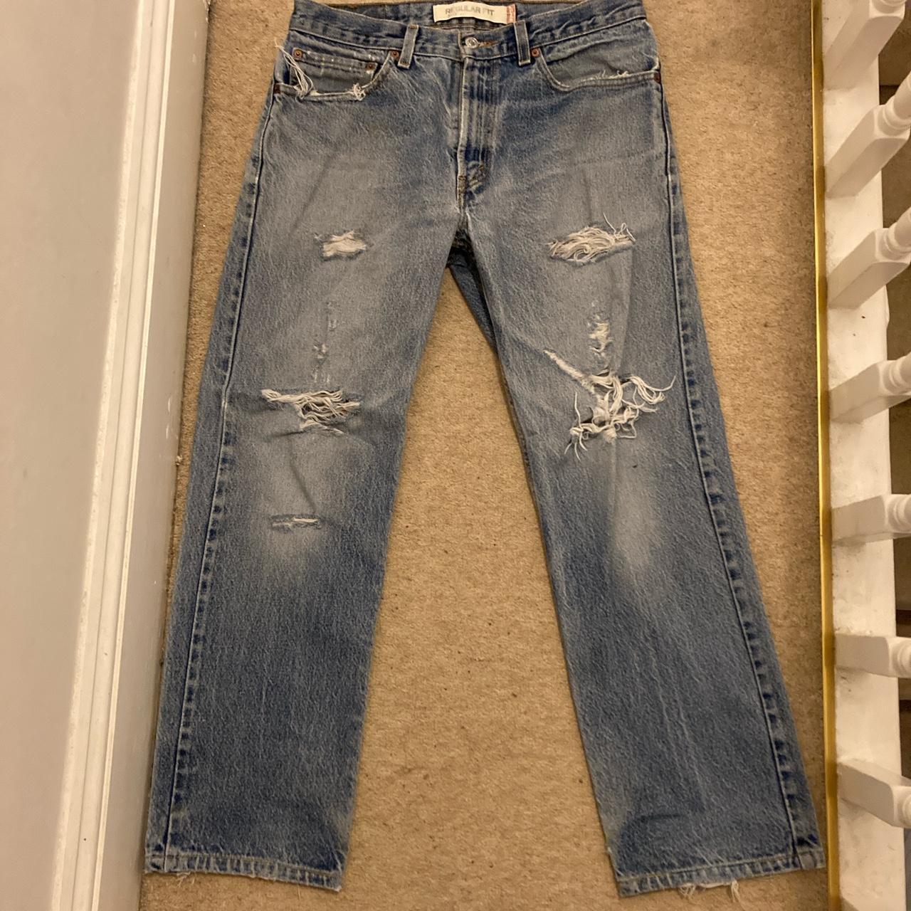 Levi's Men's Blue Jeans | Depop