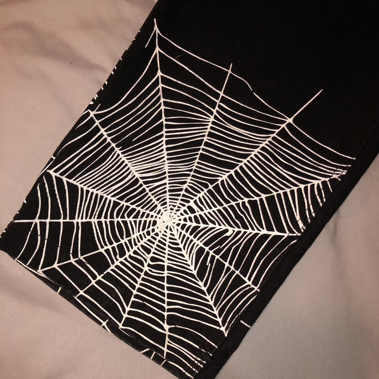 Jaded London Spiderweb Jeans In great condition.... - Depop