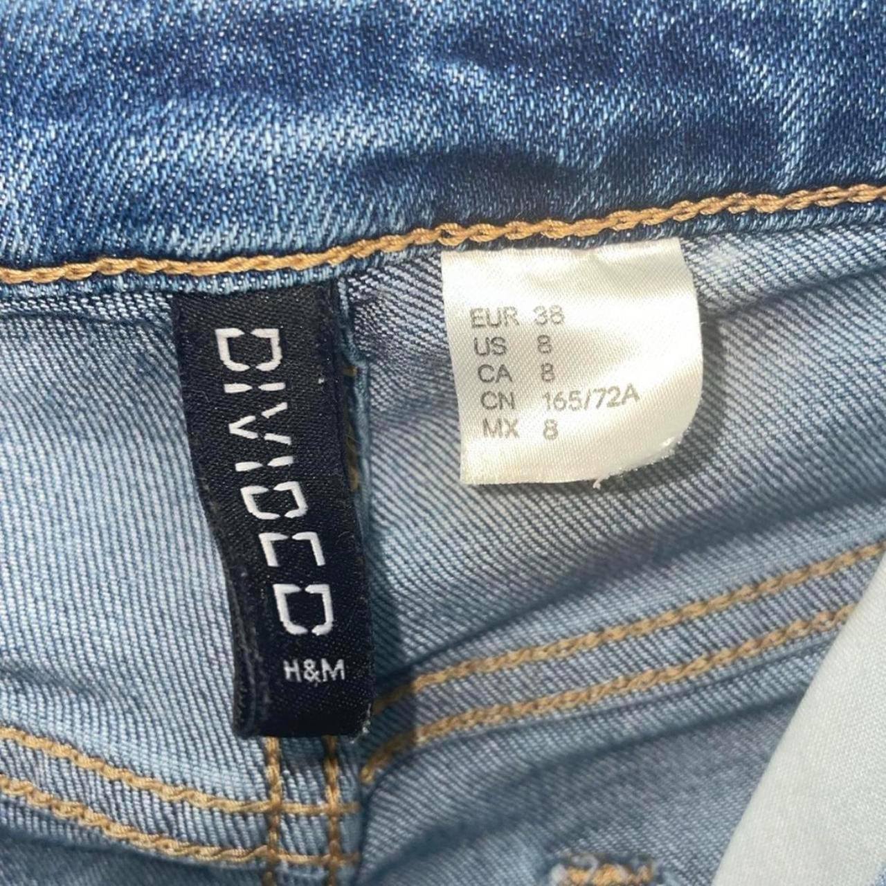 H&M Divided Brand Ripped Jeans Size 8 In great... - Depop