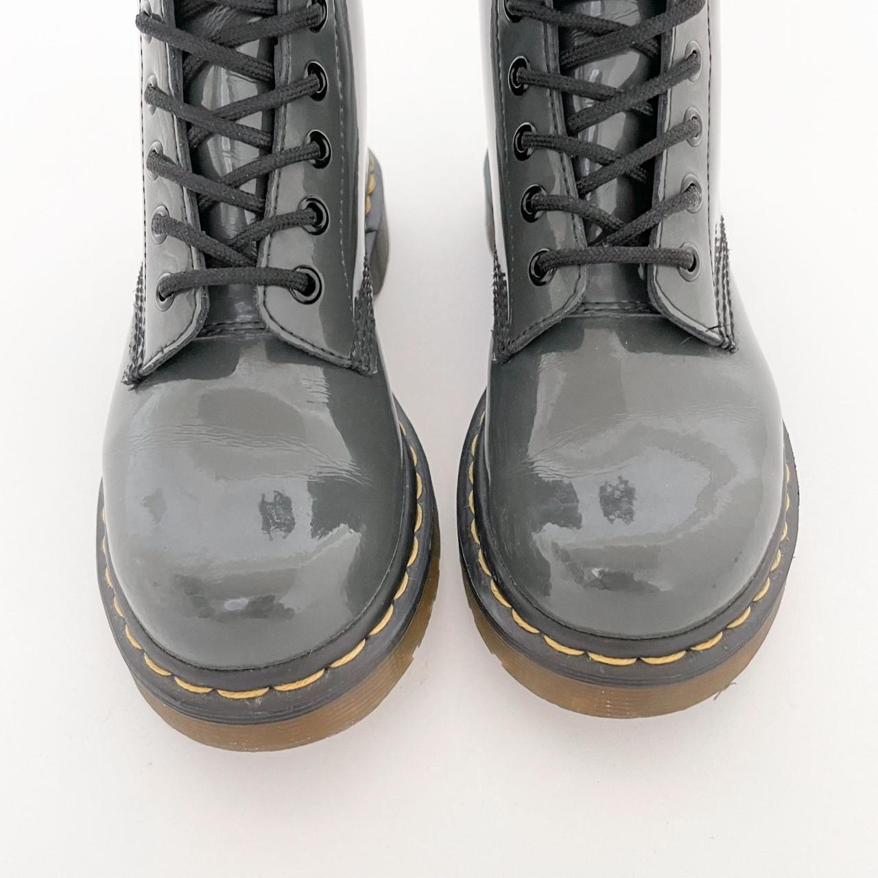 Dr. Martens Women's Grey Boots | Depop