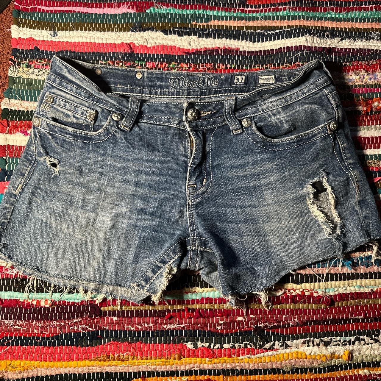 Miss me Cutoff Shorts // were originally jeans, cut... - Depop
