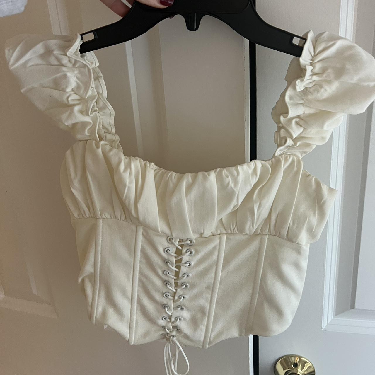 Princess Polly bustier top size 2 perfect condition... - Depop