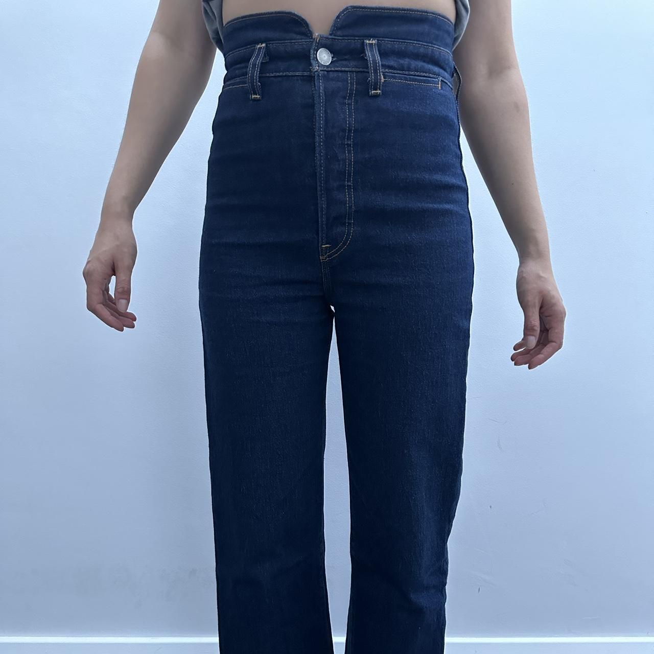 Ultra high waist Levi’s ribcage jeans straight leg... - Depop