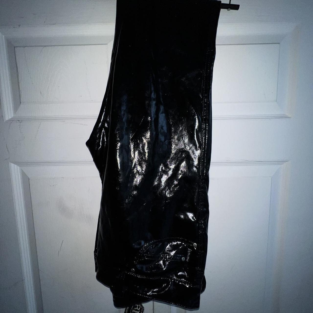 Tripp Nyc Bondage Vinyl Pants Size 34 Worn Once Depop