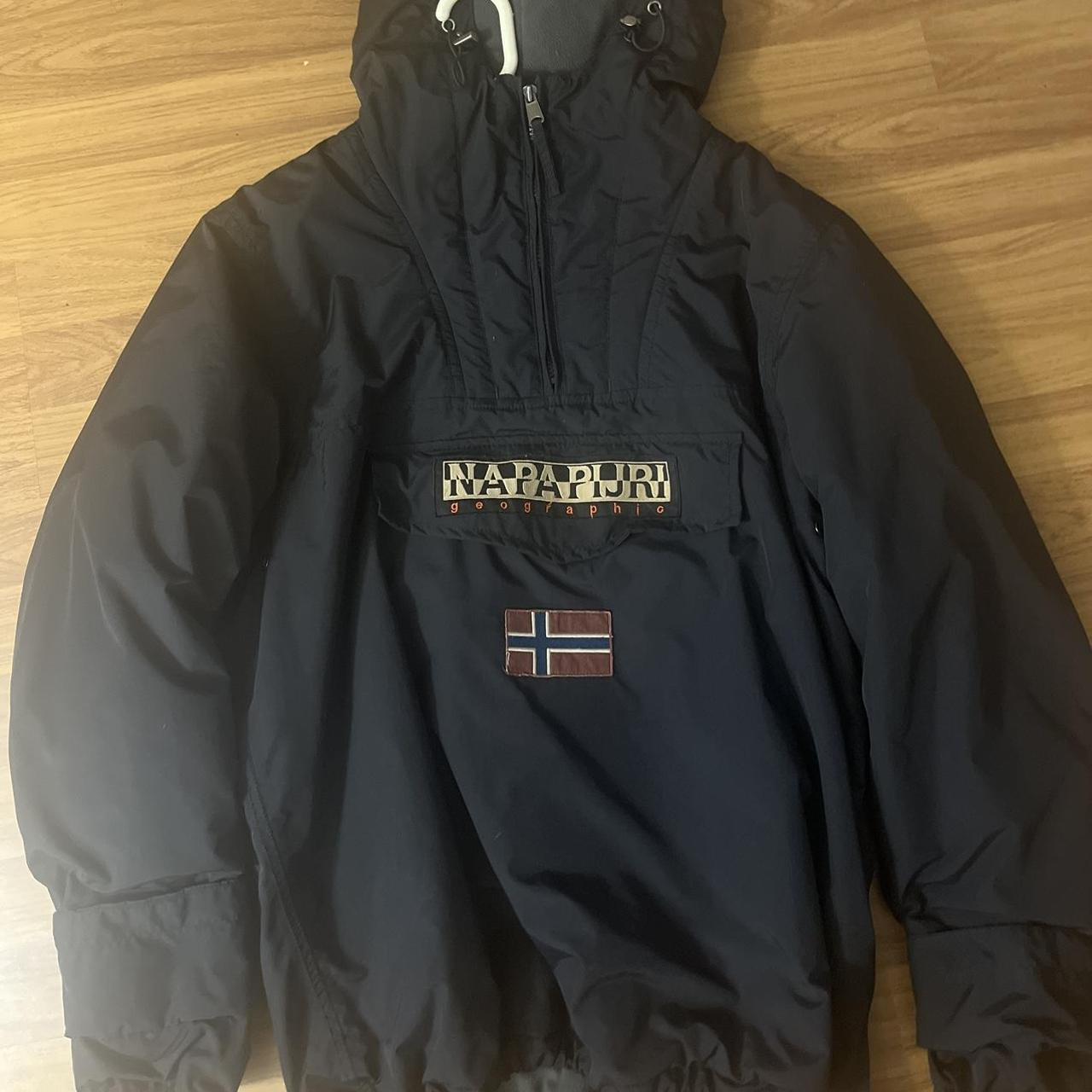 Napapijri Men's Navy Jacket | Depop