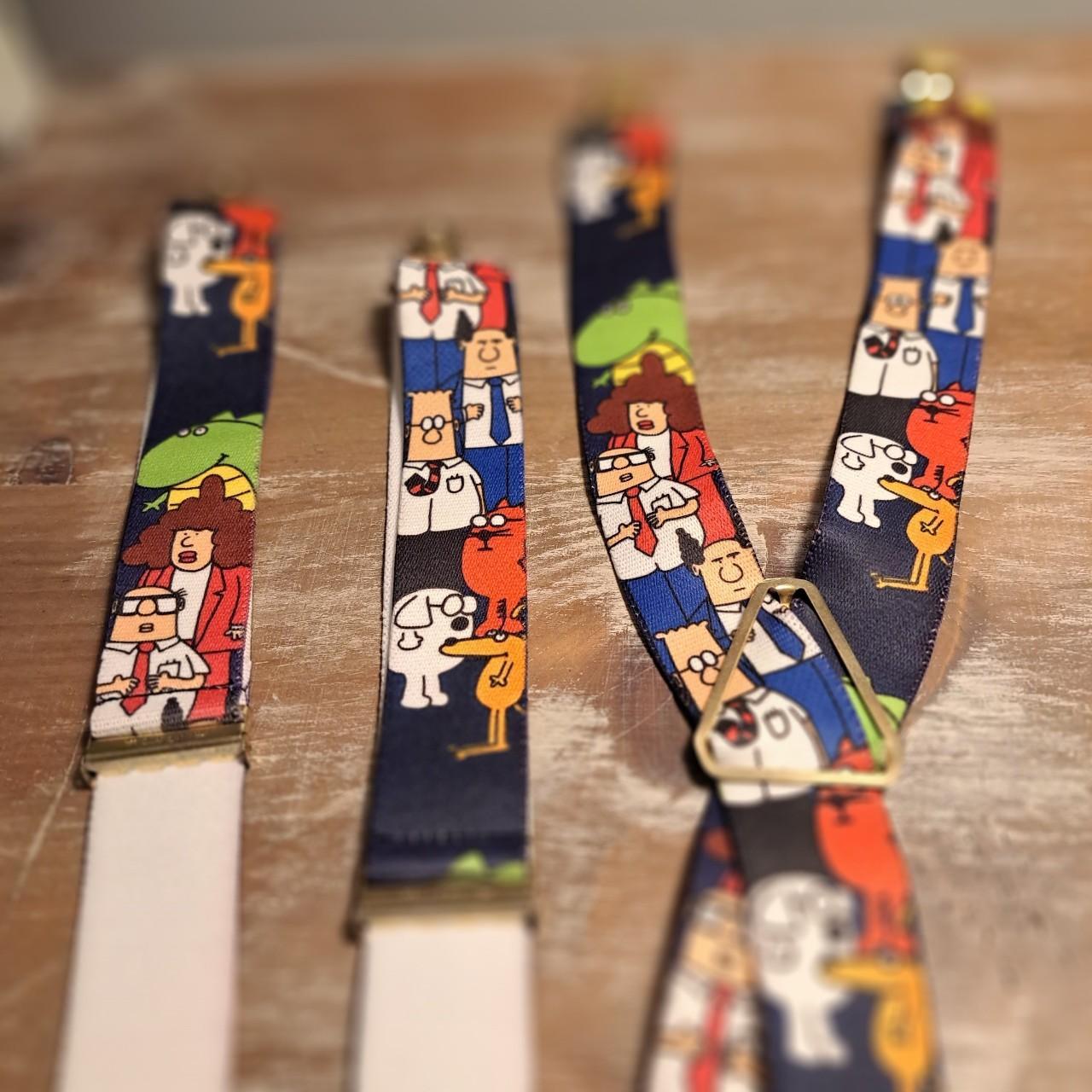 Dilbert NWOT suspenders No flaws or stains Smoke... - Depop