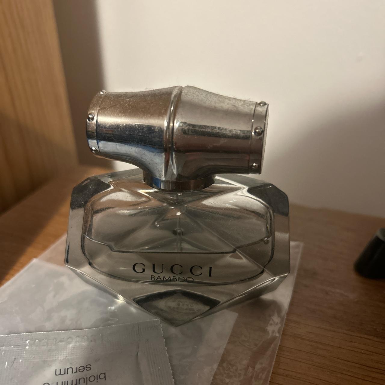 Gucci Bamboo perfume 30ml. Half full with no box,... - Depop