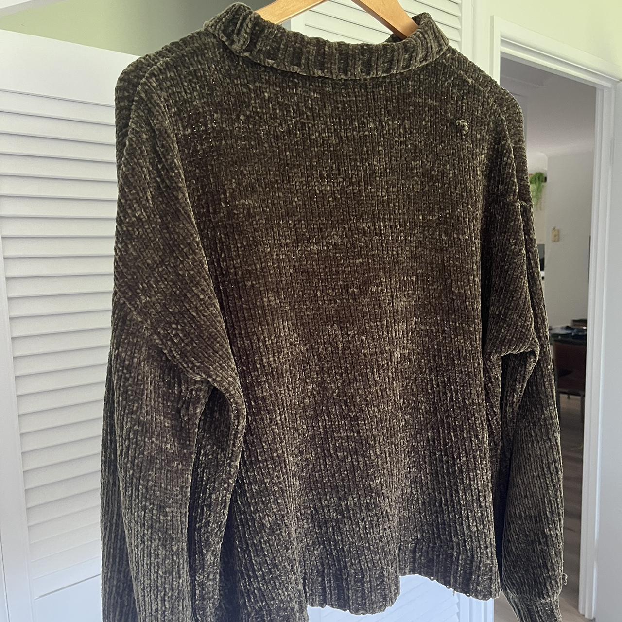 Green Piper jumper, size M, a few barely noticeable... - Depop