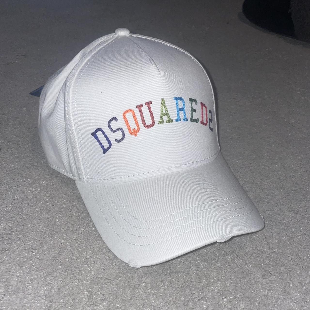 Dsquared2 Men's White Hat | Depop