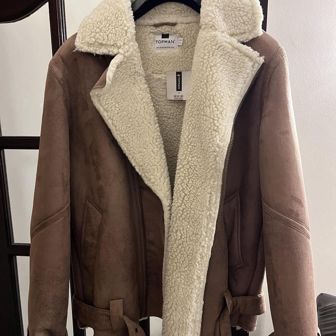 New Topman mens biker jacket size Medium with tags - Depop