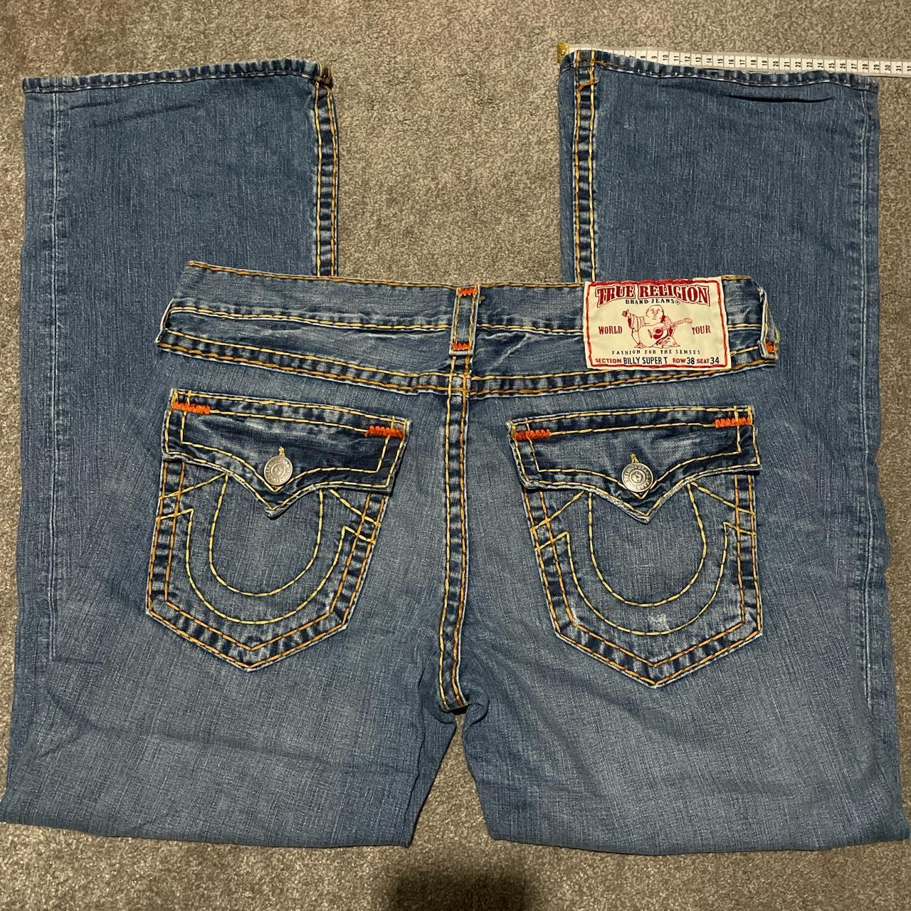 True Religion Billy Super T Jeans bootcut no flaws... - Depop