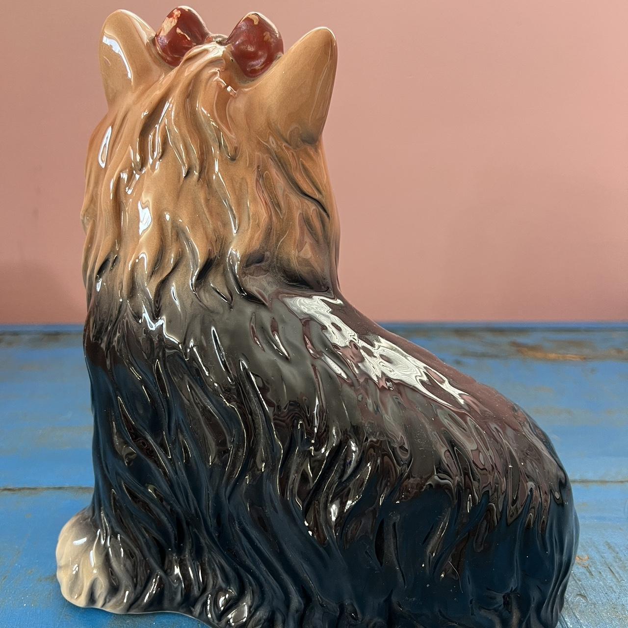 🎀🐶VINTAGE LEONARDO CERAMIC LARGE DOG STYLE... - Depop