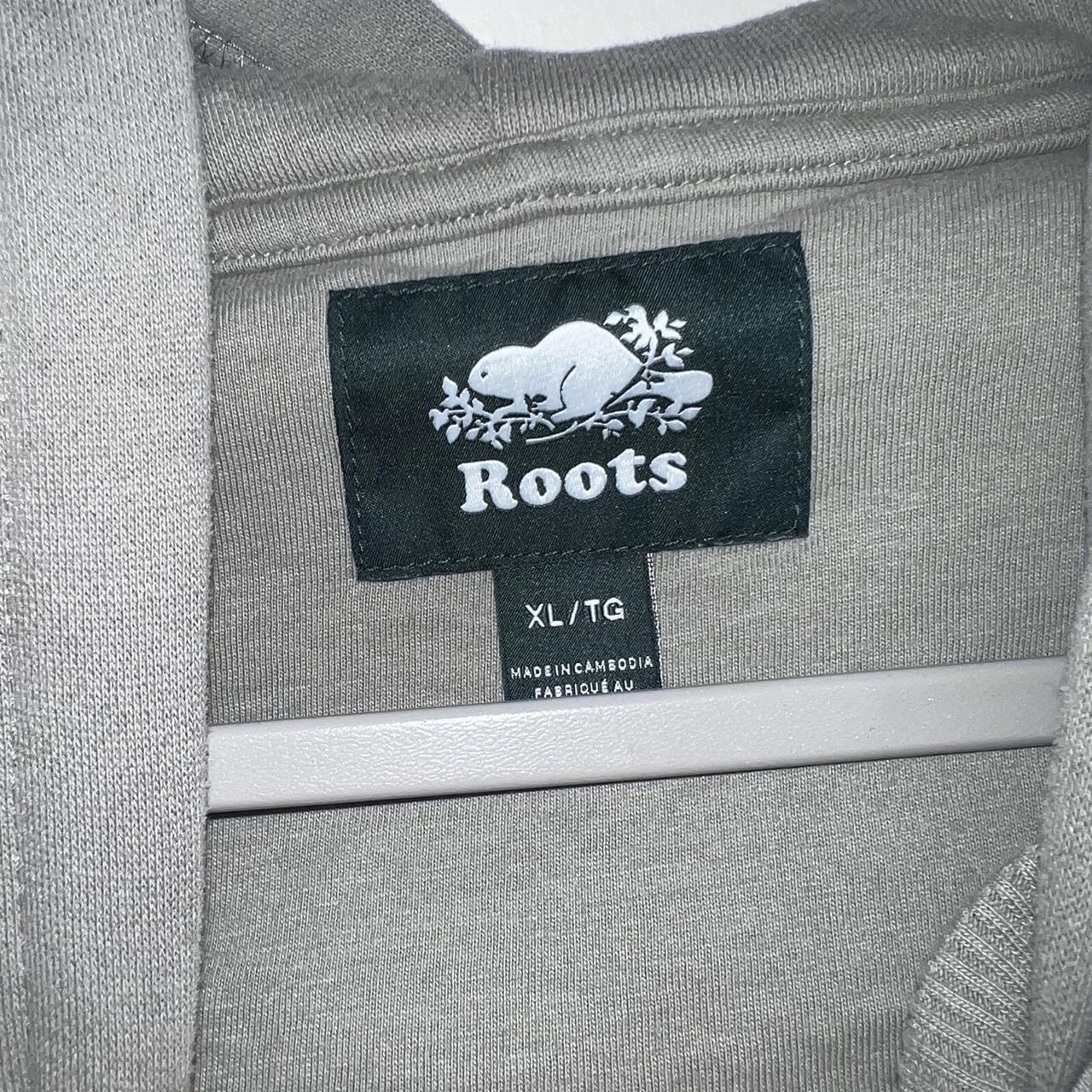 Roots Women's Green Hoodie | Depop