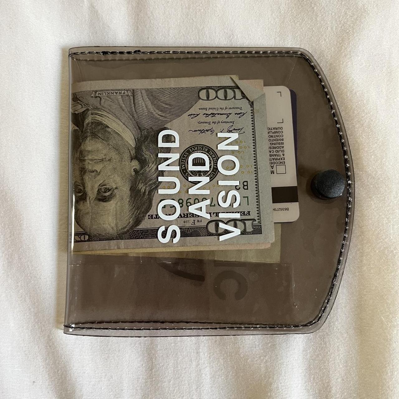 new hysteric glamour pvc wallet/cardholder/pouch - Depop