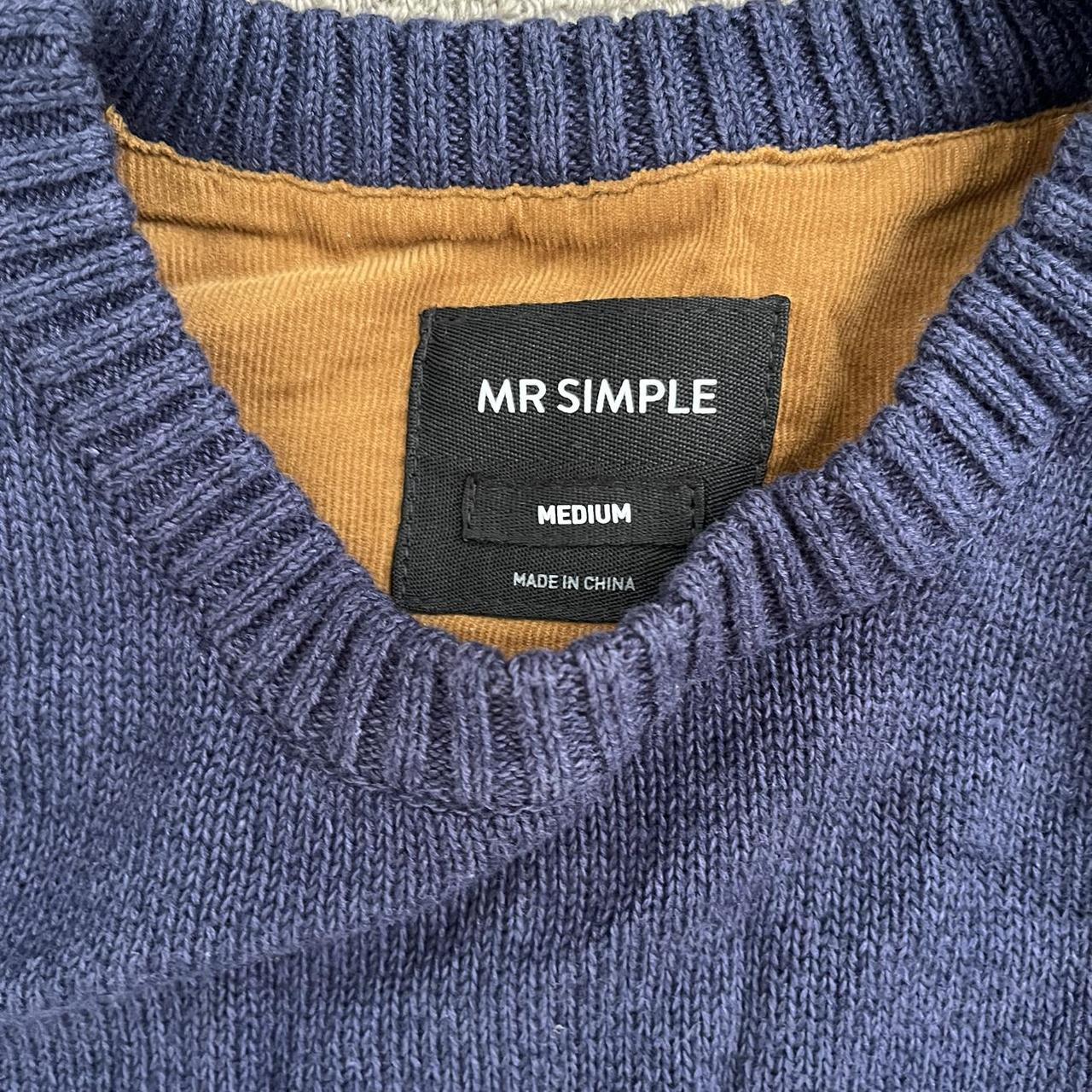 Mr Simple standard knit jumper Size M - Depop