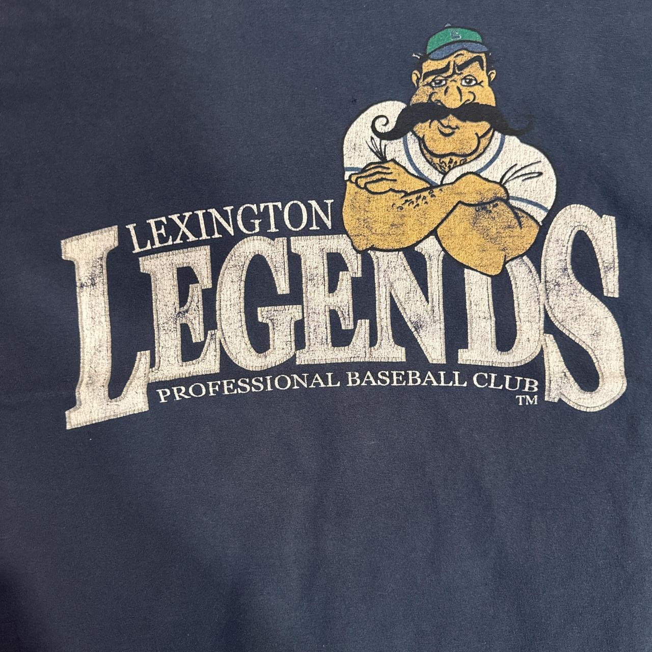 vintage lexington legends baseball tee 22” pit to pit | Depop