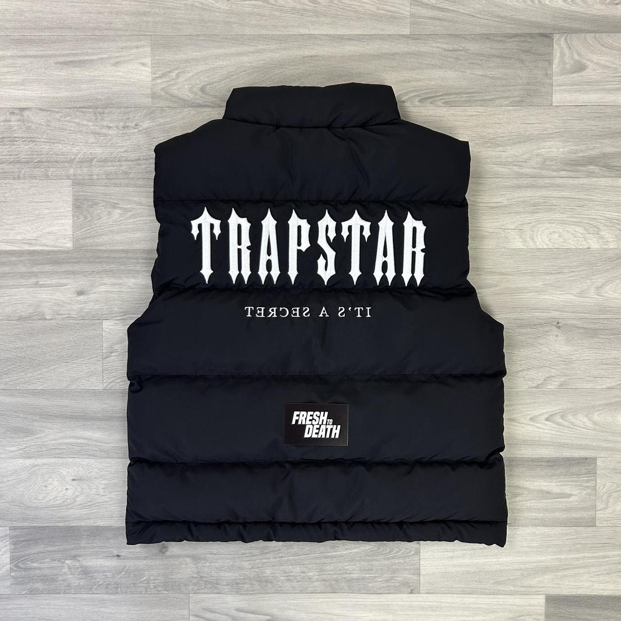 Trapstar Decoded Gilet Black/White 🥷🏼. Sizes... - Depop