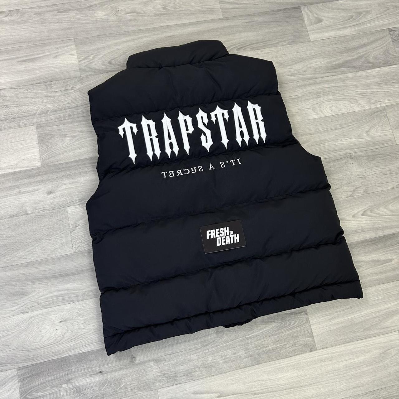 Trapstar Decoded Gilet Black/White 🥷🏼. Sizes... - Depop
