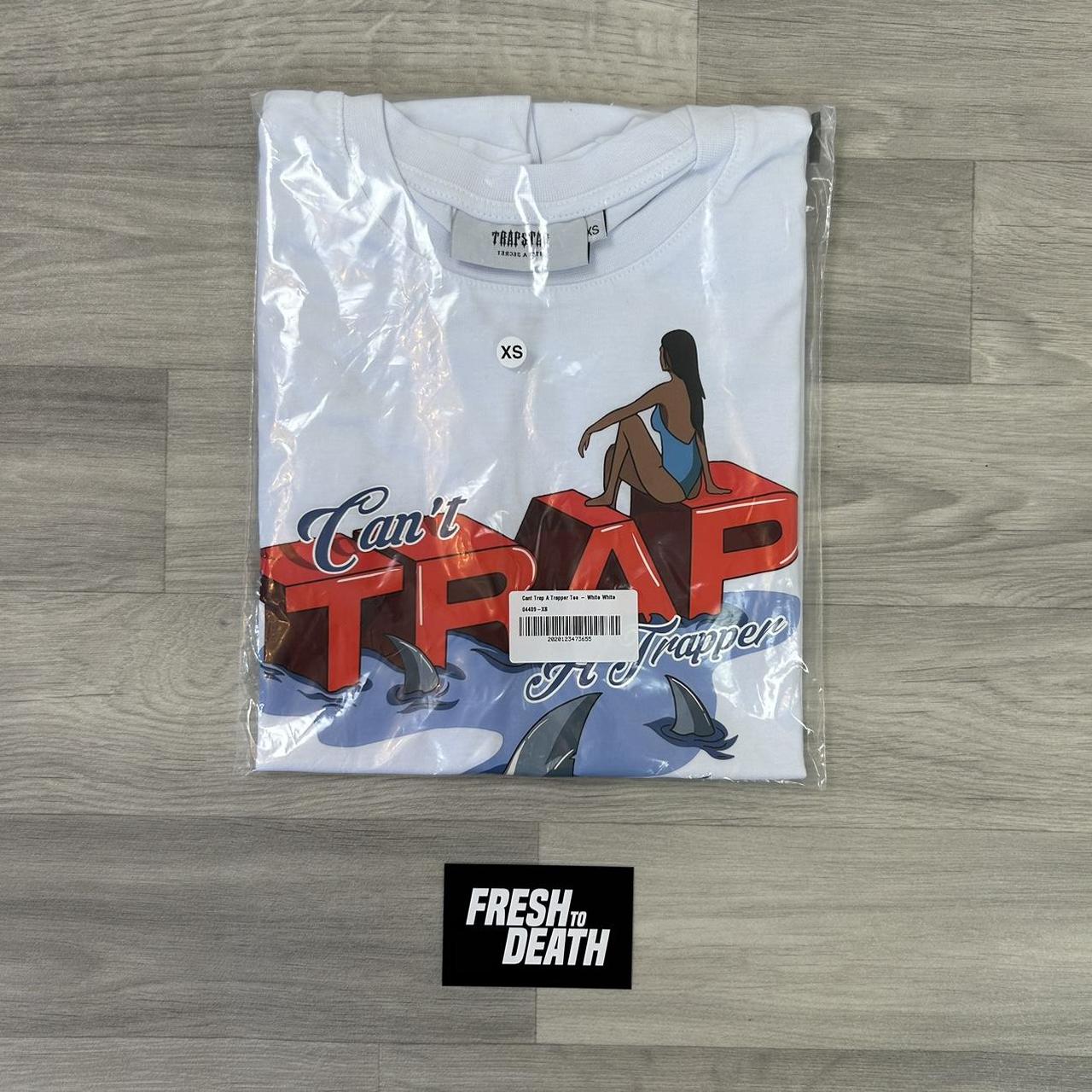 Trapstar ‘Can’t Trap A Trapper’ T-Shirt 💧. Sizes... - Depop
