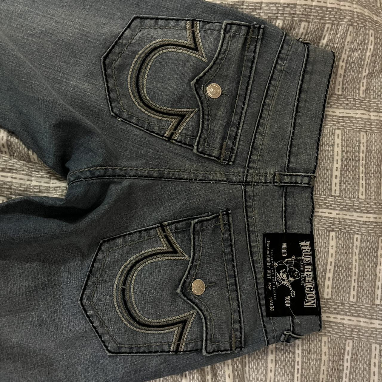 original true religion jeans (very rare pair) size... - Depop