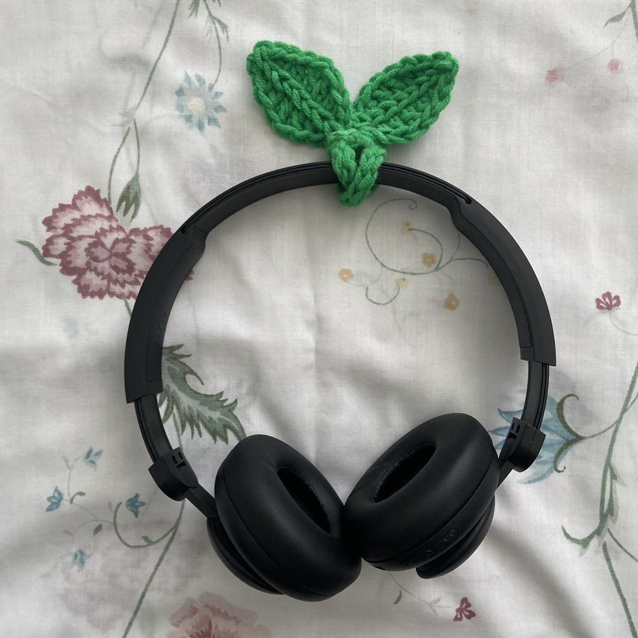 Cute crocheted leaf sprout accessory for... - Depop