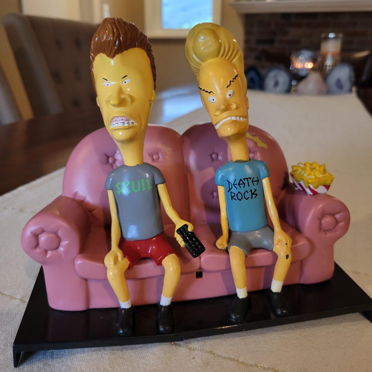 1996 Beavis and Butthead Couch Figurine made by... - Depop