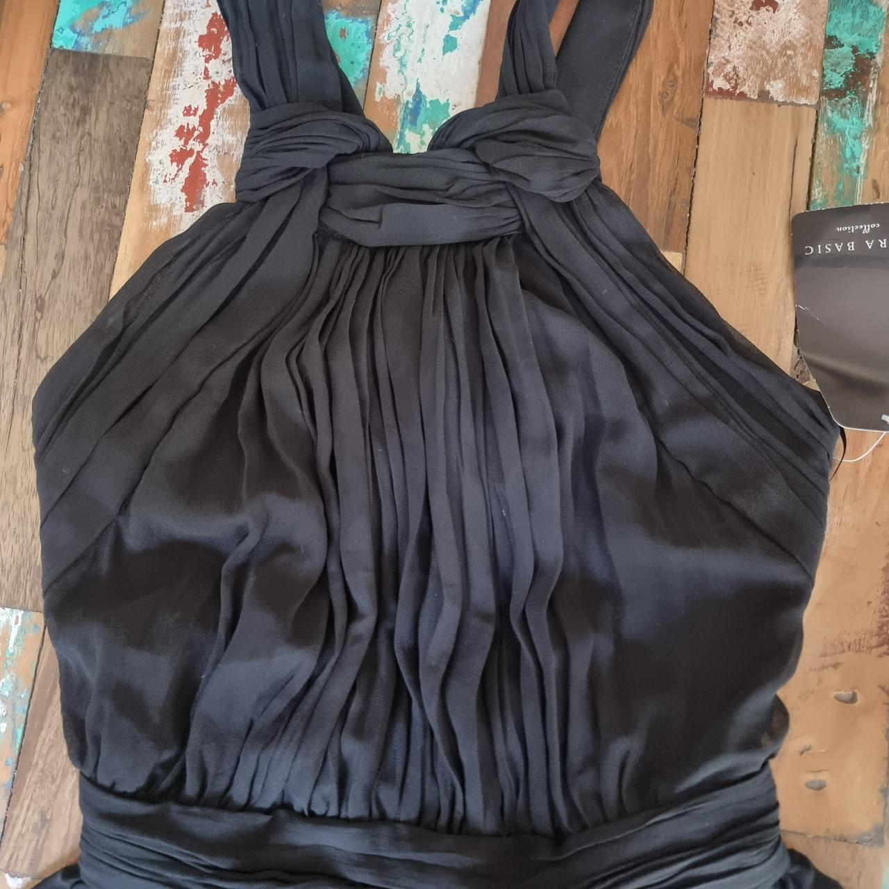 Zara Midi Greek Rope Dress XS 6 Open back backless... - Depop