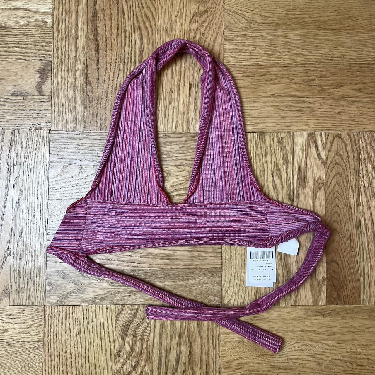Super cute knit halter from Italy Brand new! Sz Small - Depop