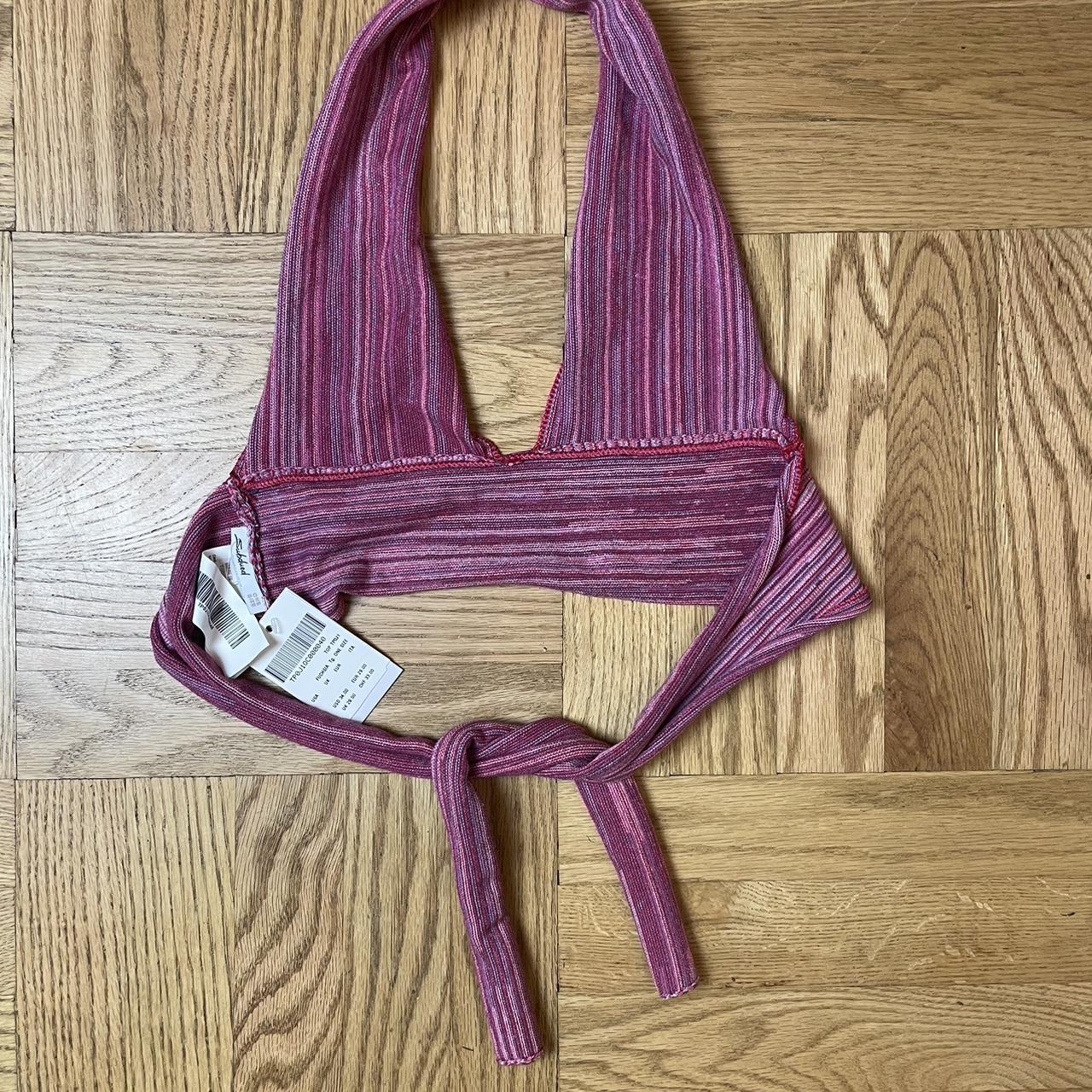 Super cute knit halter from Italy Brand new! Sz Small - Depop