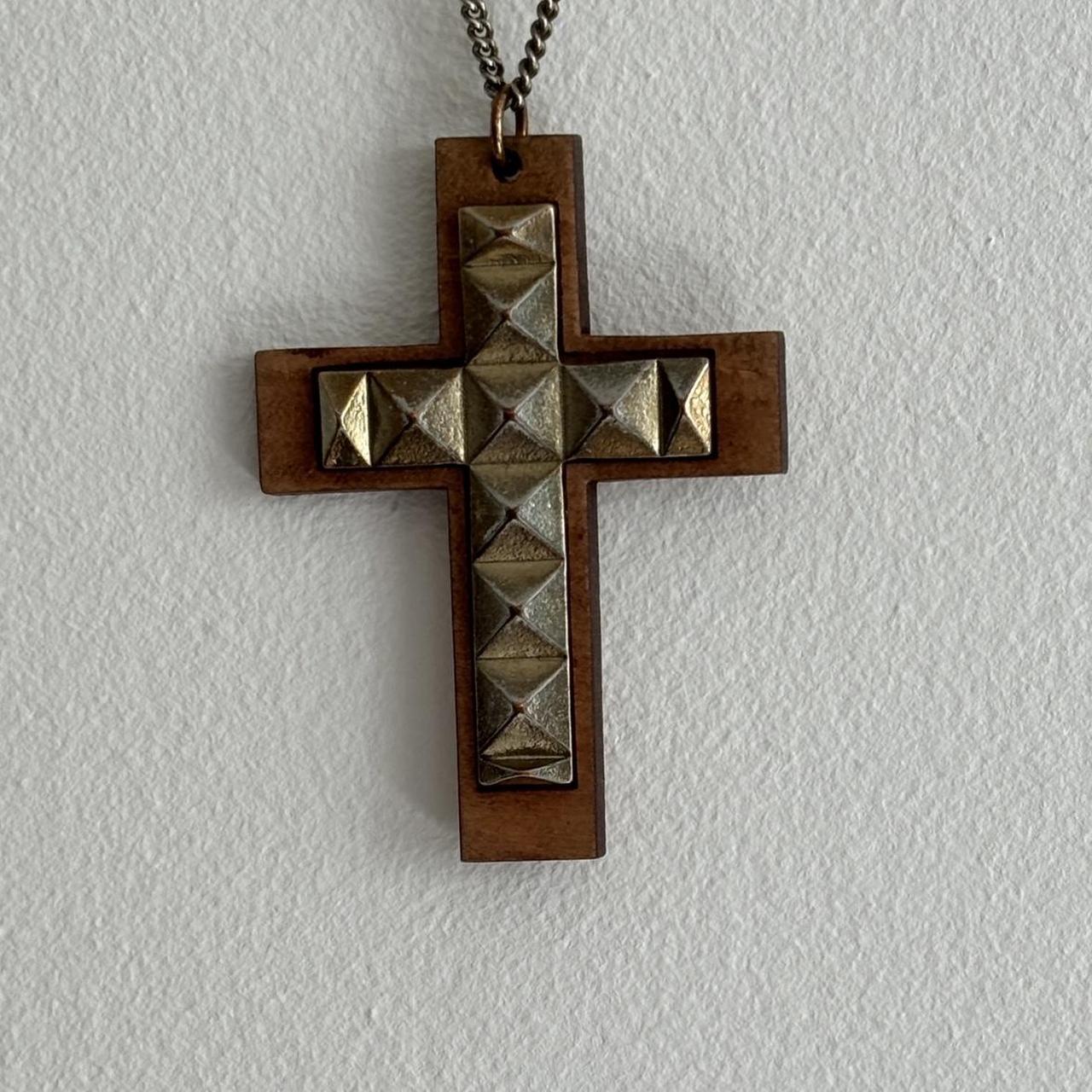 Y2K CROSS cutest mcbling y2k style rock stud... - Depop