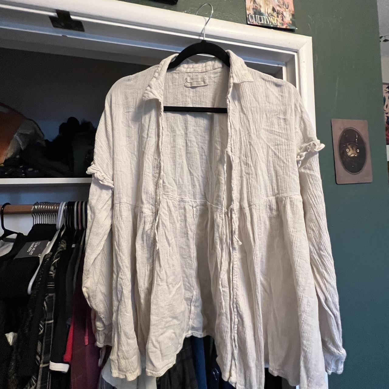 Urban Outfitters pirate-esque shirt Has three sets... - Depop