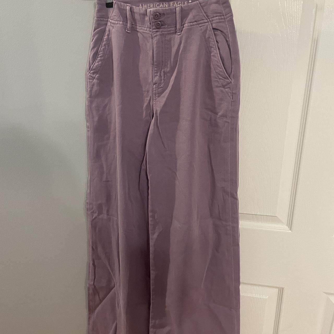American Eagle Wide Leg Jeans Size 000 Never Depop