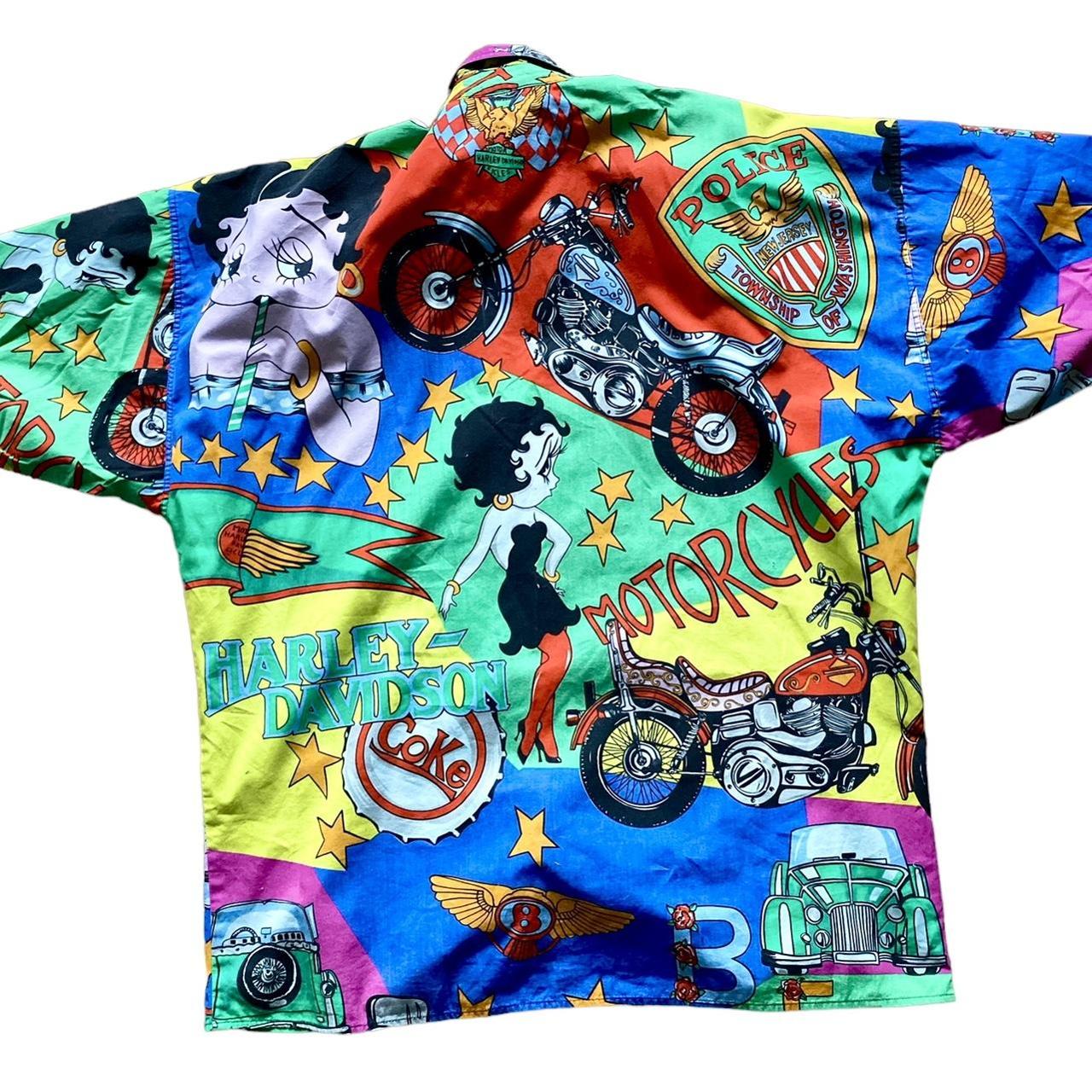 Versace's famous Betty Boop cartoon character print... - Depop