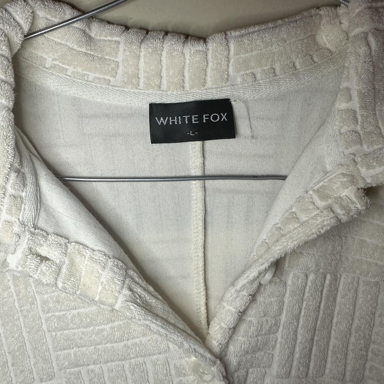 Cream white fox play suit A little big on me, only... - Depop