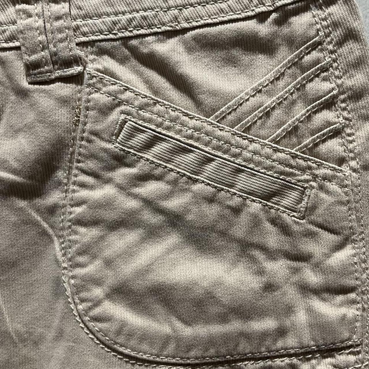 L.e.i. Women's Cream and Tan Skirt | Depop