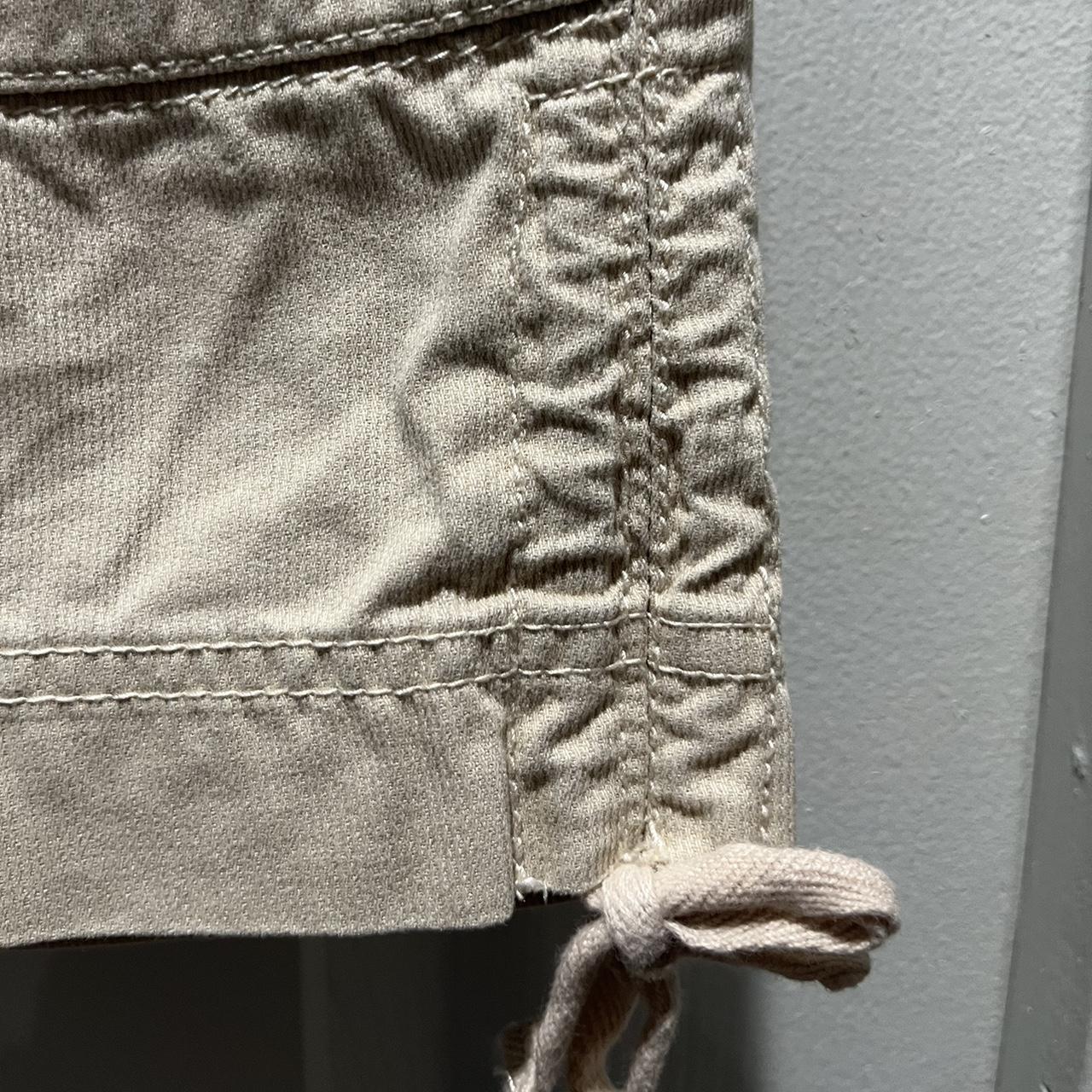 L.e.i. Women's Cream and Tan Skirt | Depop