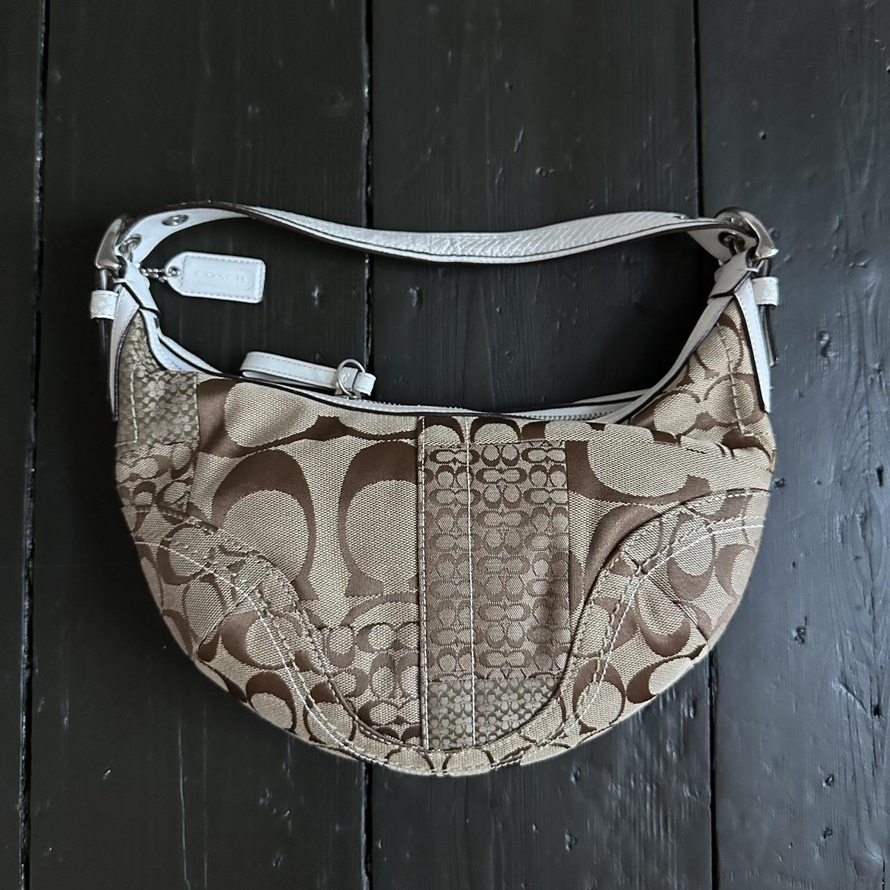 Vintage Coach monogram early 2000s bag🤍 Extremely... - Depop