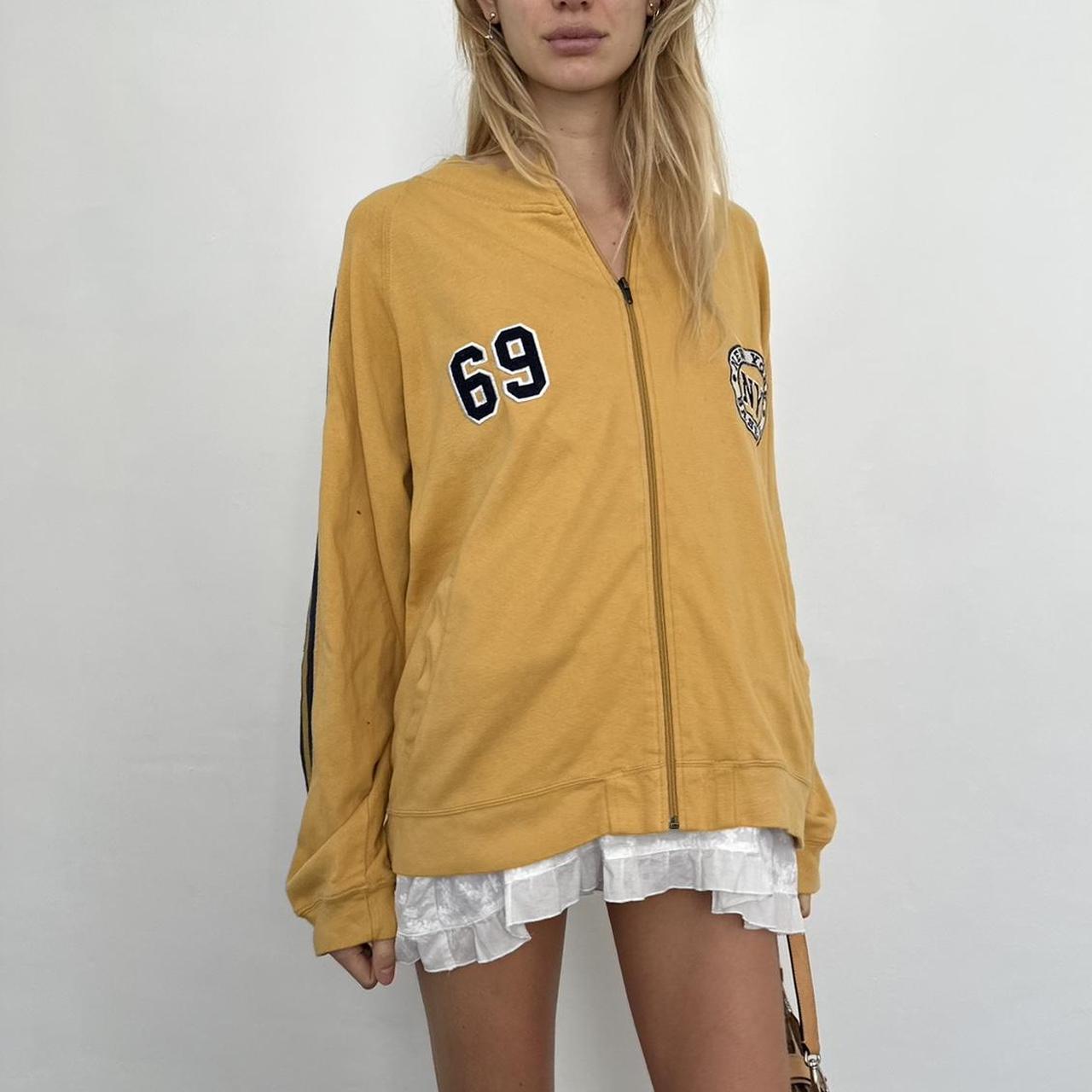 Vintage yellow zip up jacket cardigan 🍒🍒 Love the... - Depop