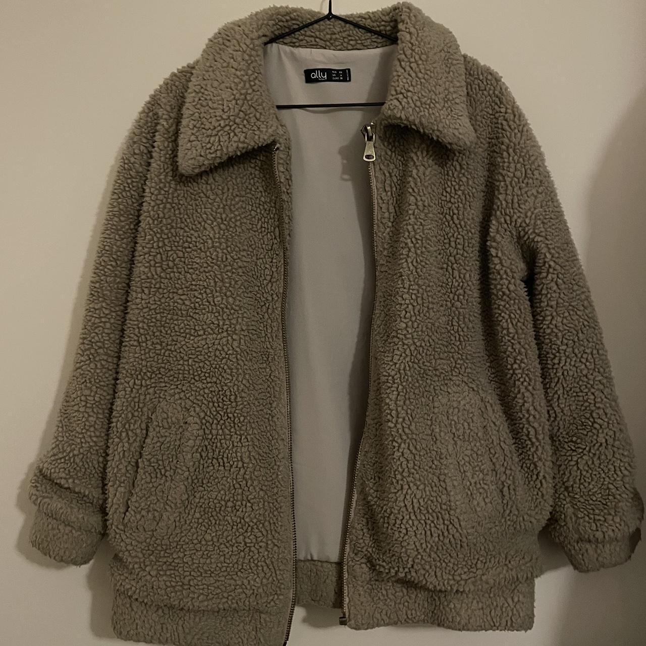 Ally Teddy Jacket, wore a few times but don’t wear... | Depop