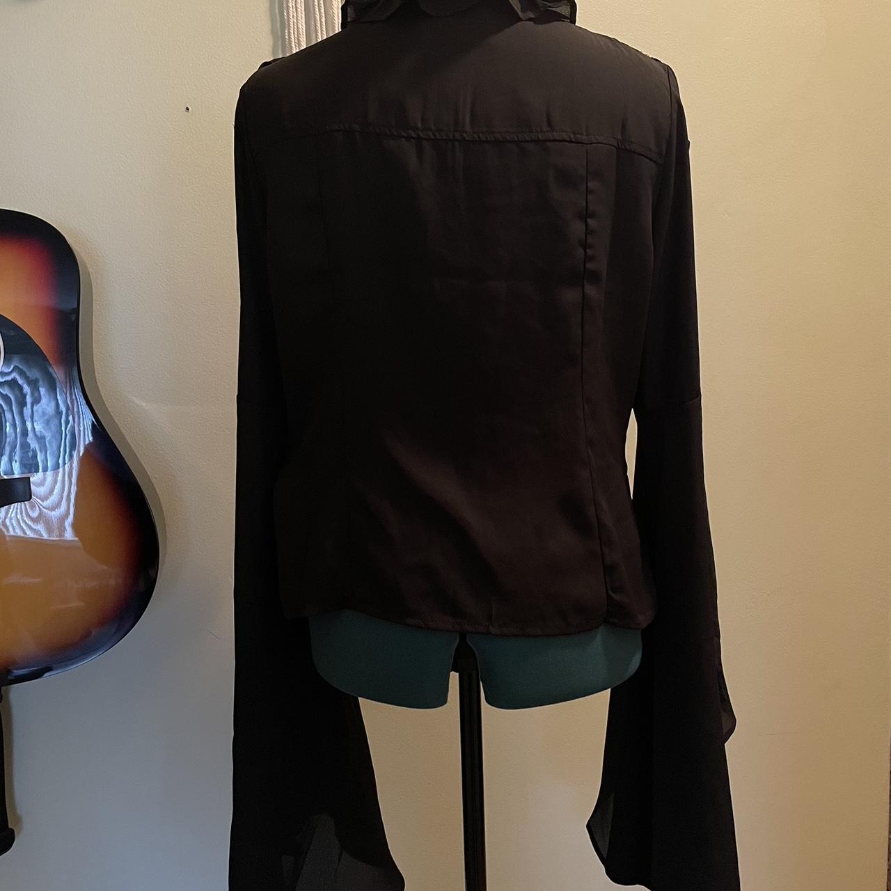 Killstar Moon shrine ruffled blouse size medium New... - Depop