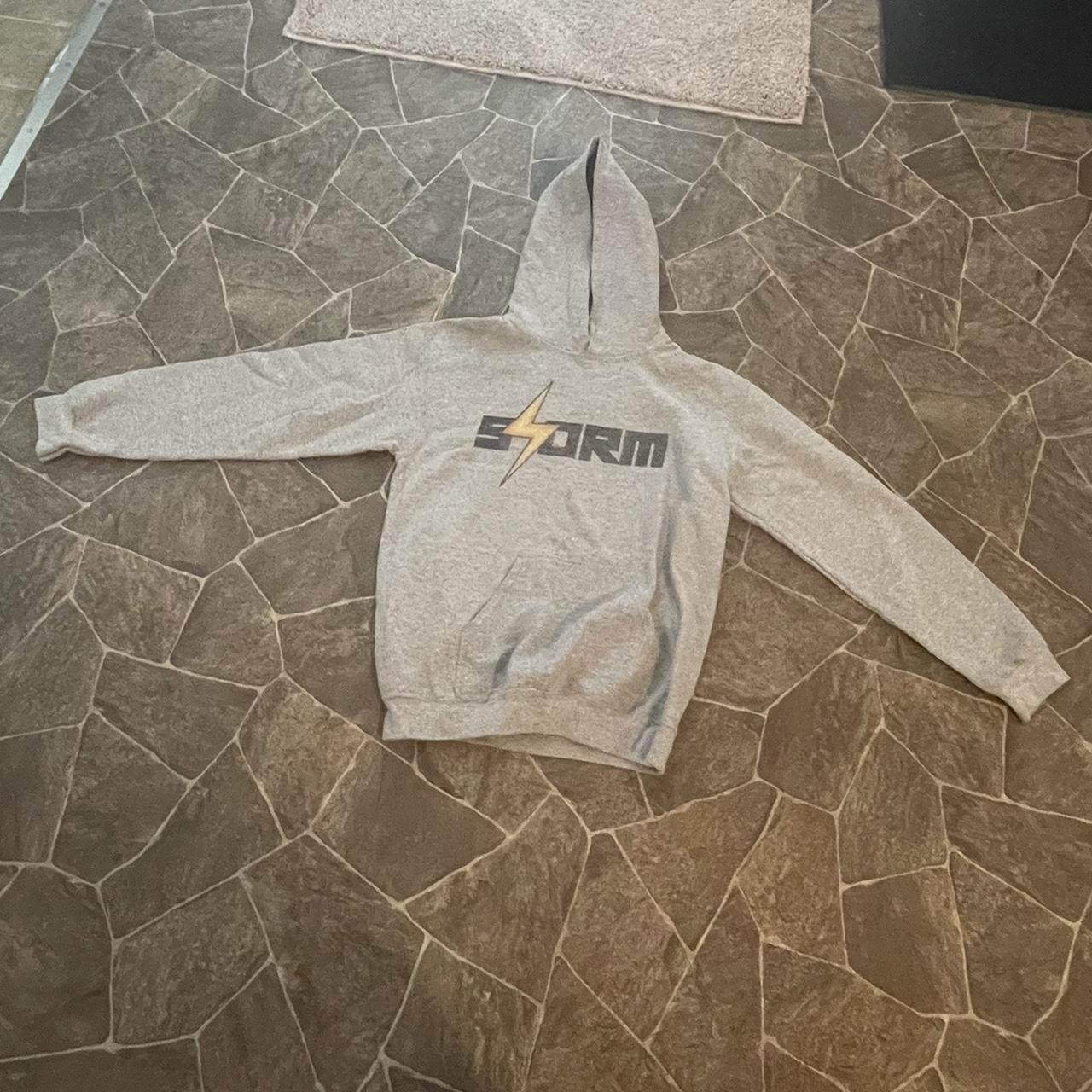 Lightly Faded Grey Storm Ryan Hoodie #hoodie #stormryan - Depop