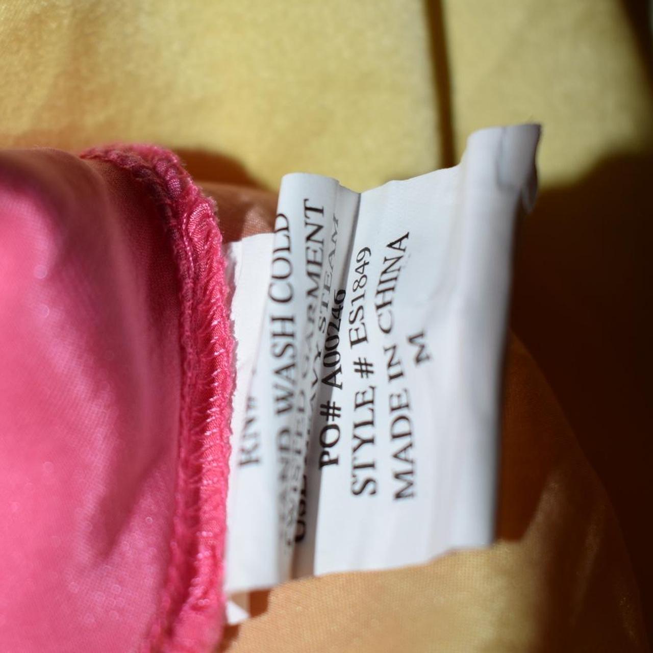 pink orange and yellow y2k satin floral cami top - Depop