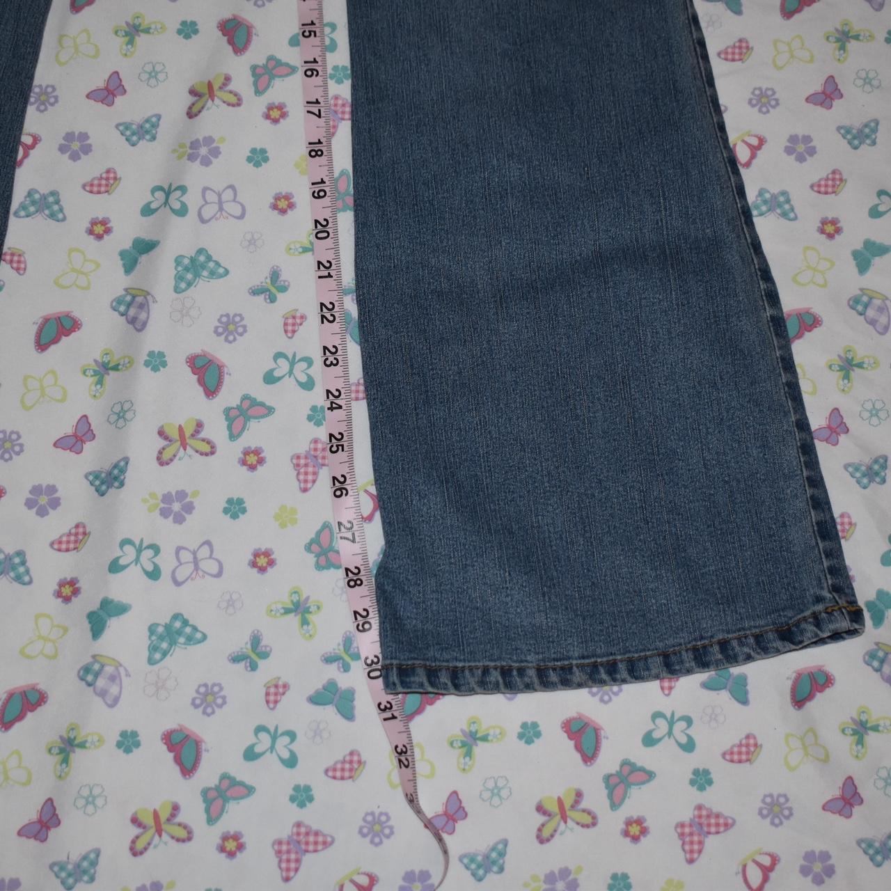 vintage y2k rhinestone/sequin angels flare jeans... | Depop