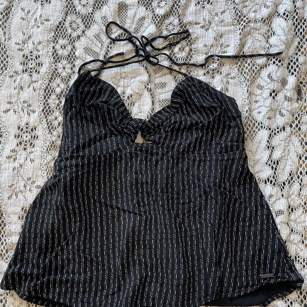 Volcom vintage halter top ‿︵‿︵୨˚̣̣̣͙୧ - -... | Depop