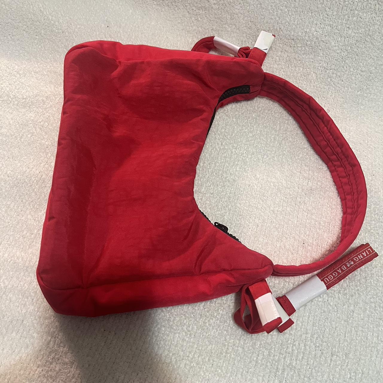 Baggu x Sandy Liang red bow bag brand new with tags... - Depop