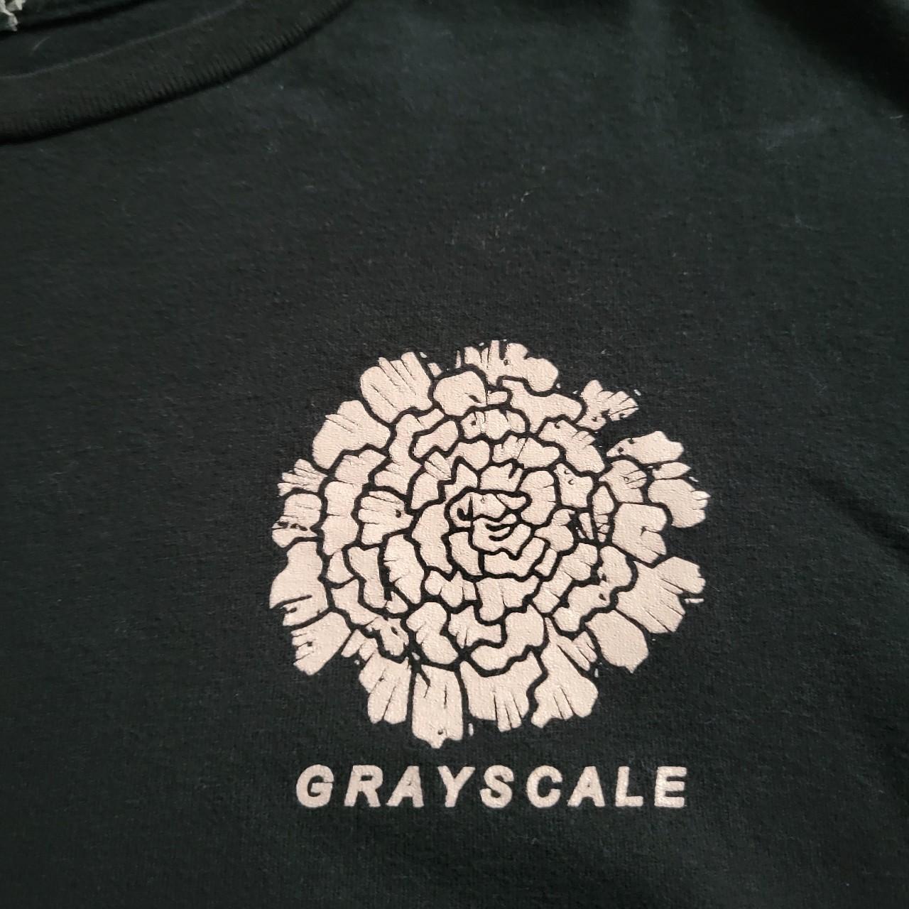 Grayscale shirt worn a bit but great... - Depop